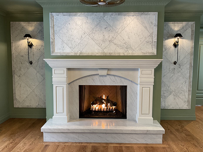 Precast Cement Fireplace Kits